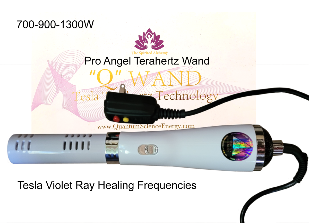 THz Terahertz Wand Pro Angel Tesla Violet Ray Healing Frequencies 700 ...