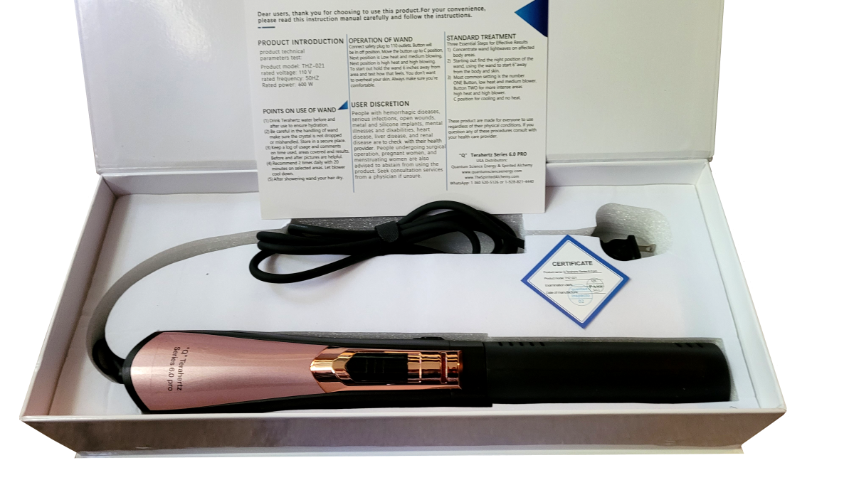 THz: Tesla Violet Ray Terahertz Wand Quantum Science Technology – Top ...
