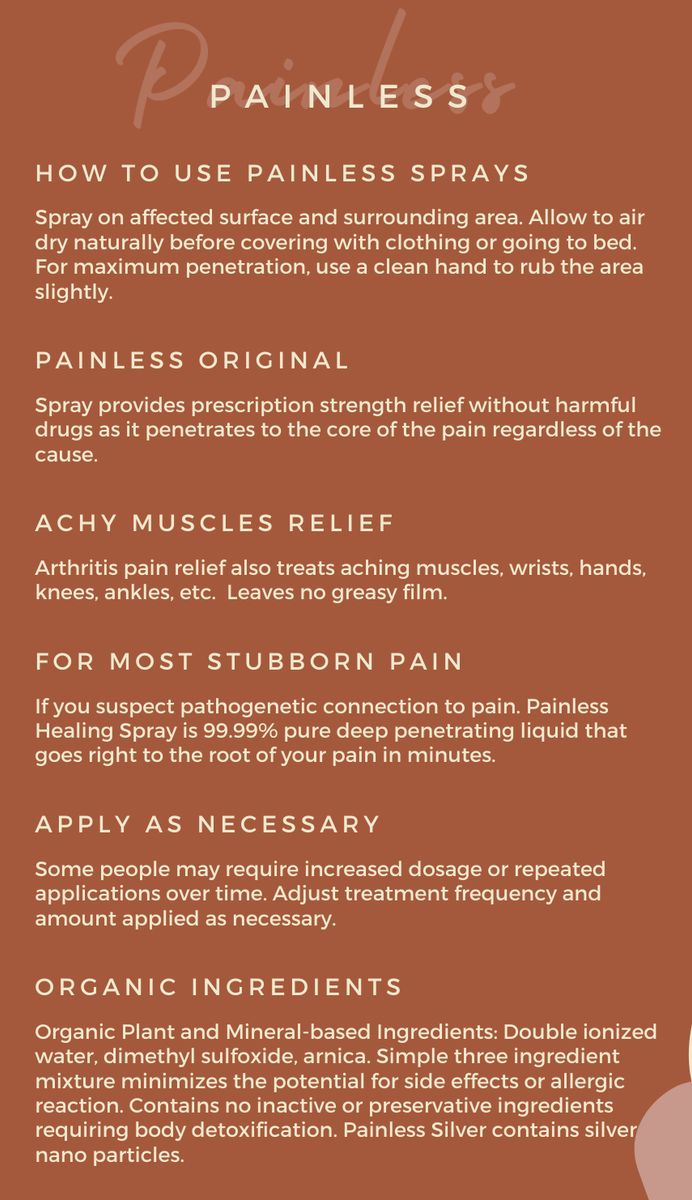 Painless Original Fast Pain Relief Spray 4 oz – Top Seller Best Sellers